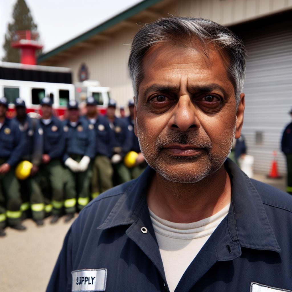 Dieser Mann versorgt Kaliforniens Gefangene Feuerwehrleute